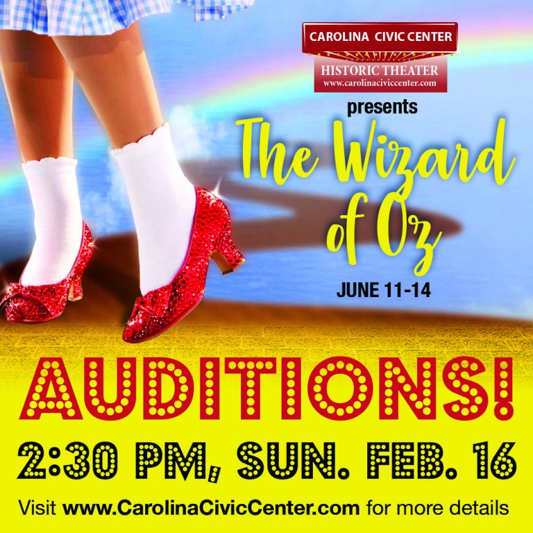 Wizard_FB audition tile - Carolina Civic Center