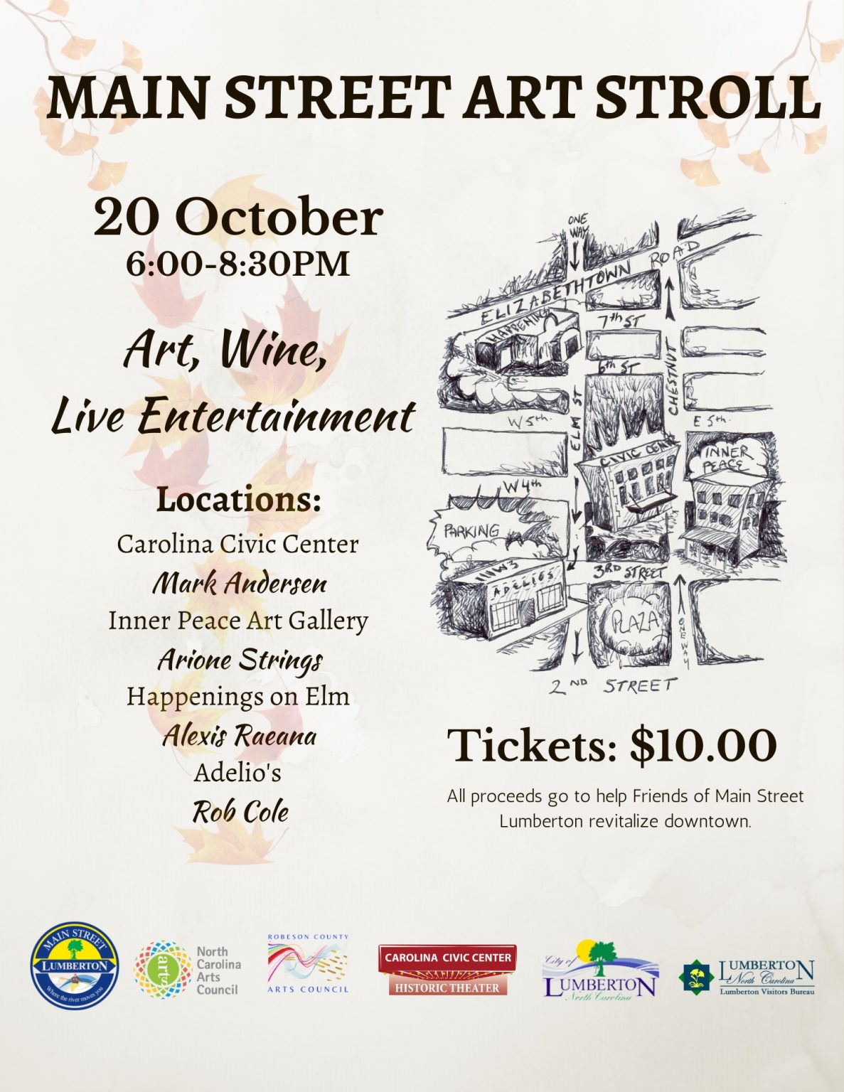 Main Street Art Stroll - Carolina Civic Center